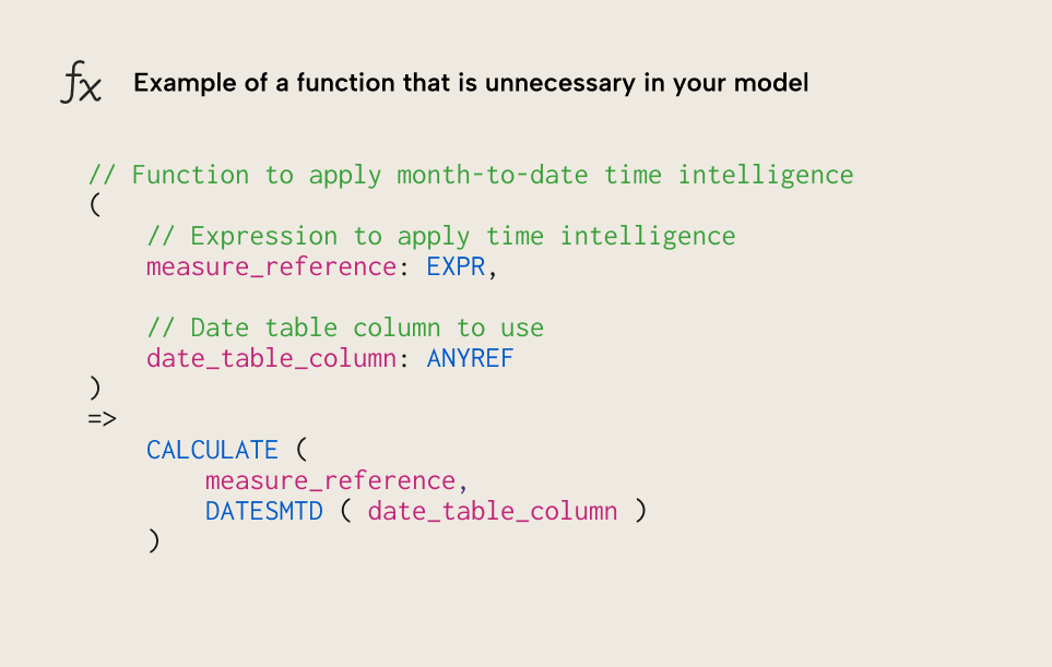 8 tips for writing User-Defined Functions in DAX