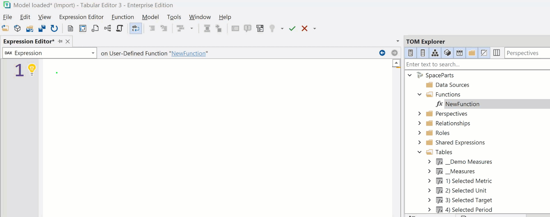 How to get started using UDFs in Tabular Editor 3