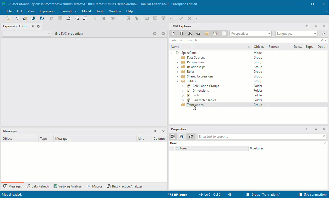 Translate your measures using Tabular Editor and GPT3