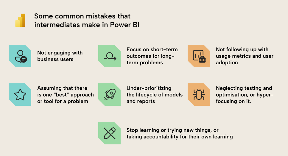 Power BI for intermediates: 7 mistakes you don't want to make