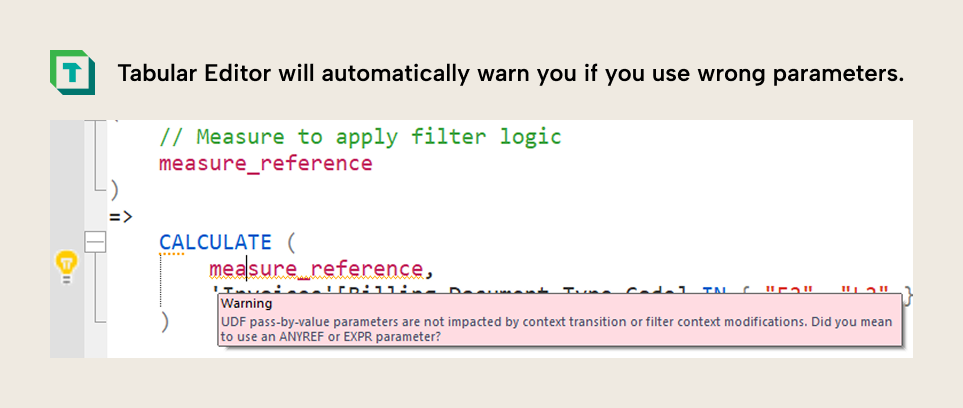 8 tips for writing User-Defined Functions in DAX