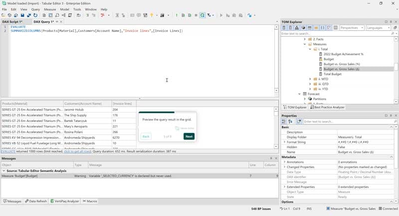 Tabular Editor Click-through Demos