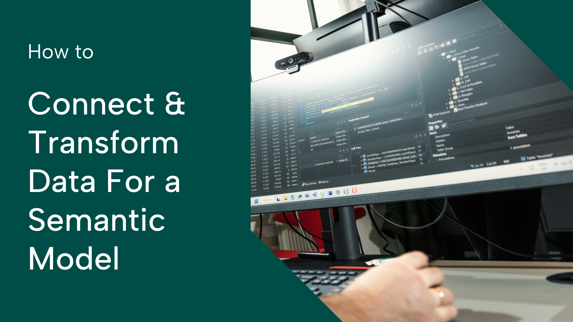 Connect to and transform data for a semantic model