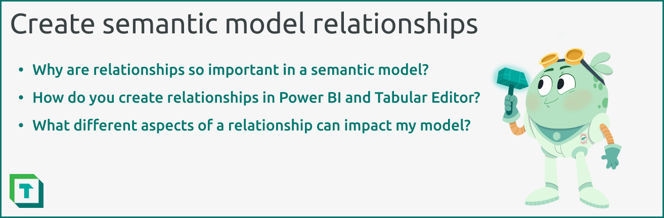 Create semantic model relationships