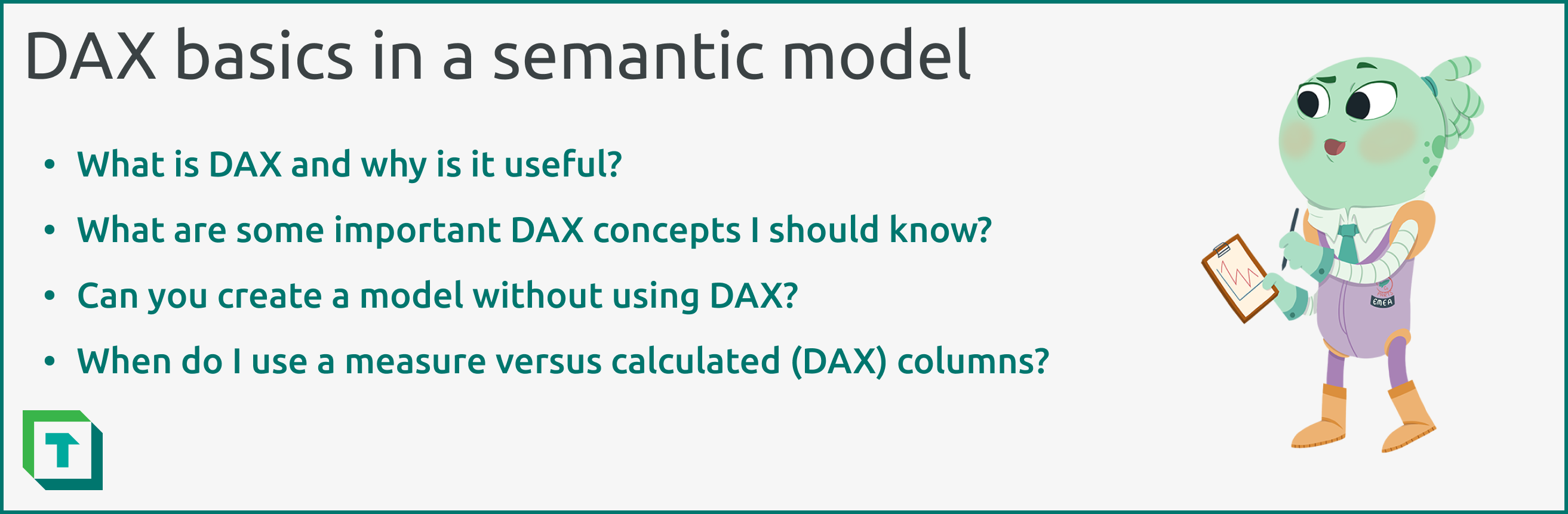 DAX basics in a semantic model