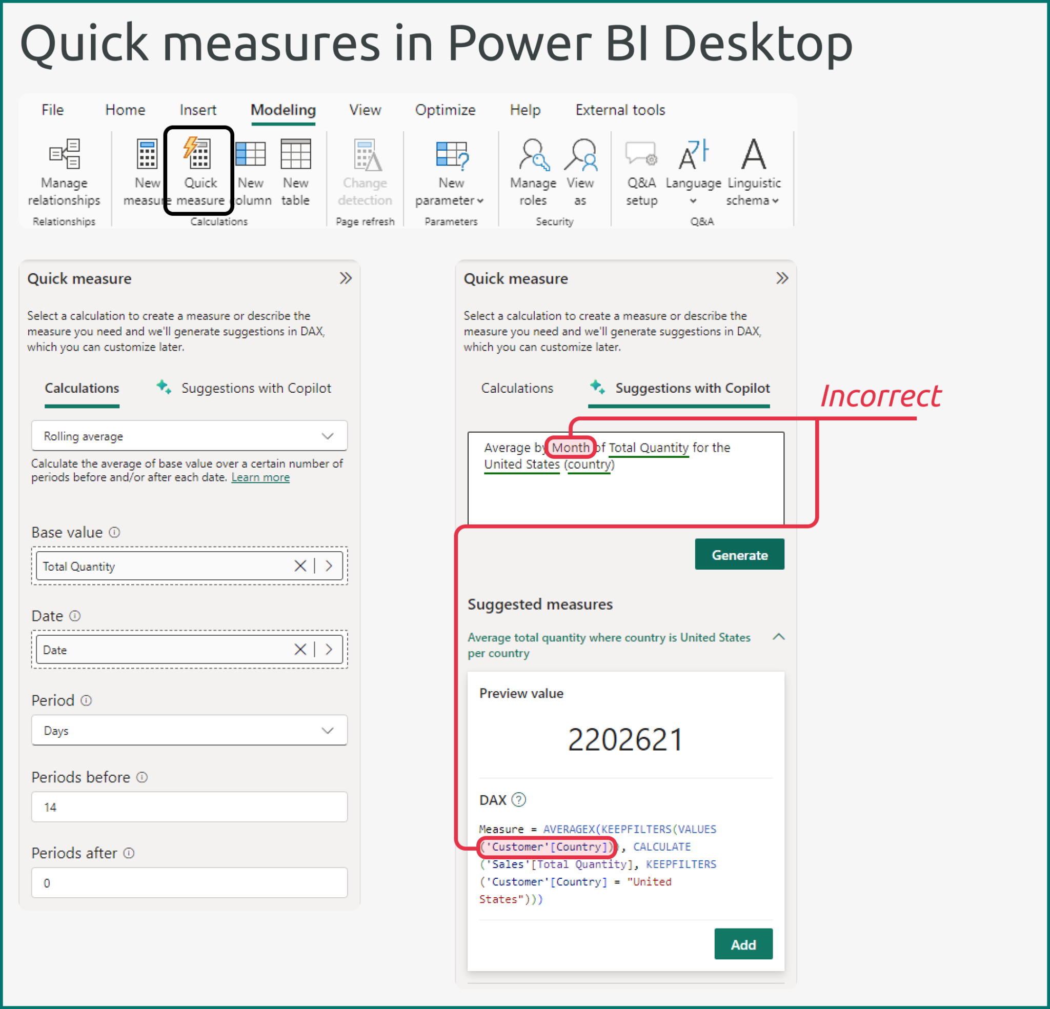 Write DAX for a semantic model