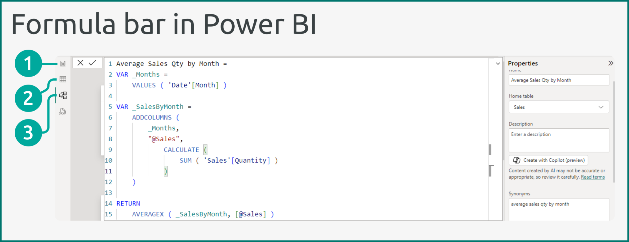 Write DAX for a semantic model
