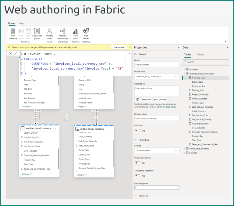 Write DAX for a semantic model