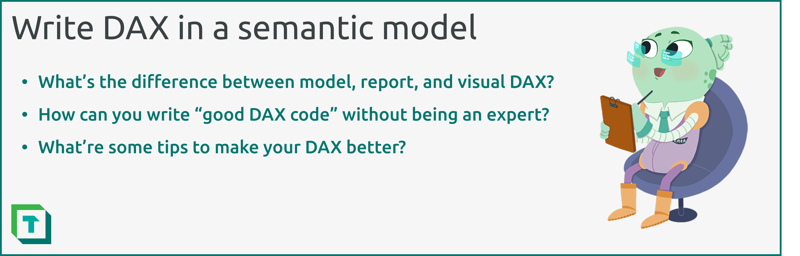 Write DAX for a semantic model
