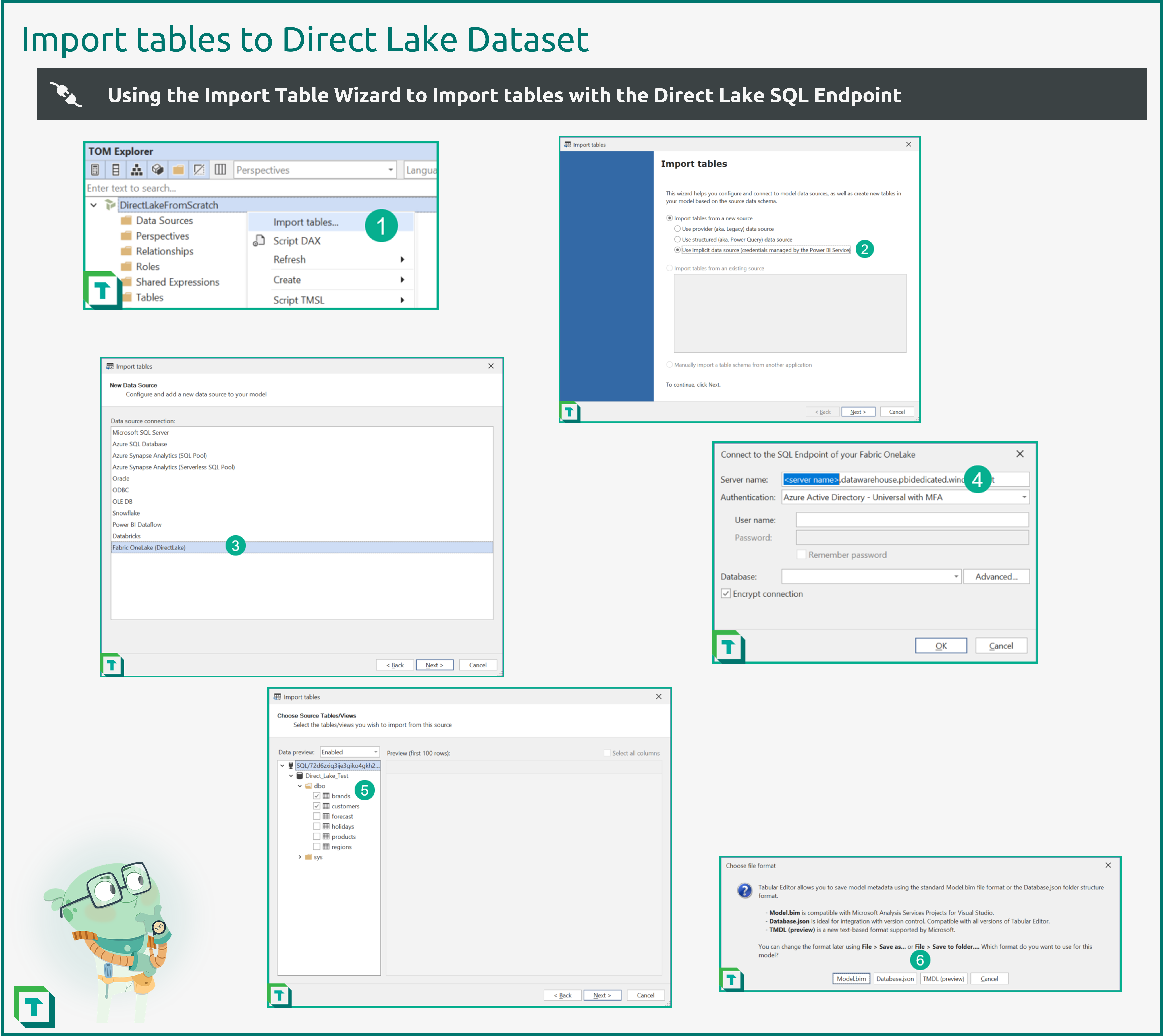 Fabric Direct Lake with Tabular Editor – Part 2: Creation