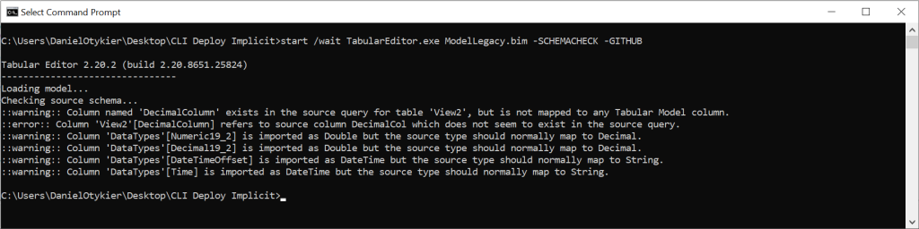 CI/CD scripts for Tabular Editor 2’s CLI