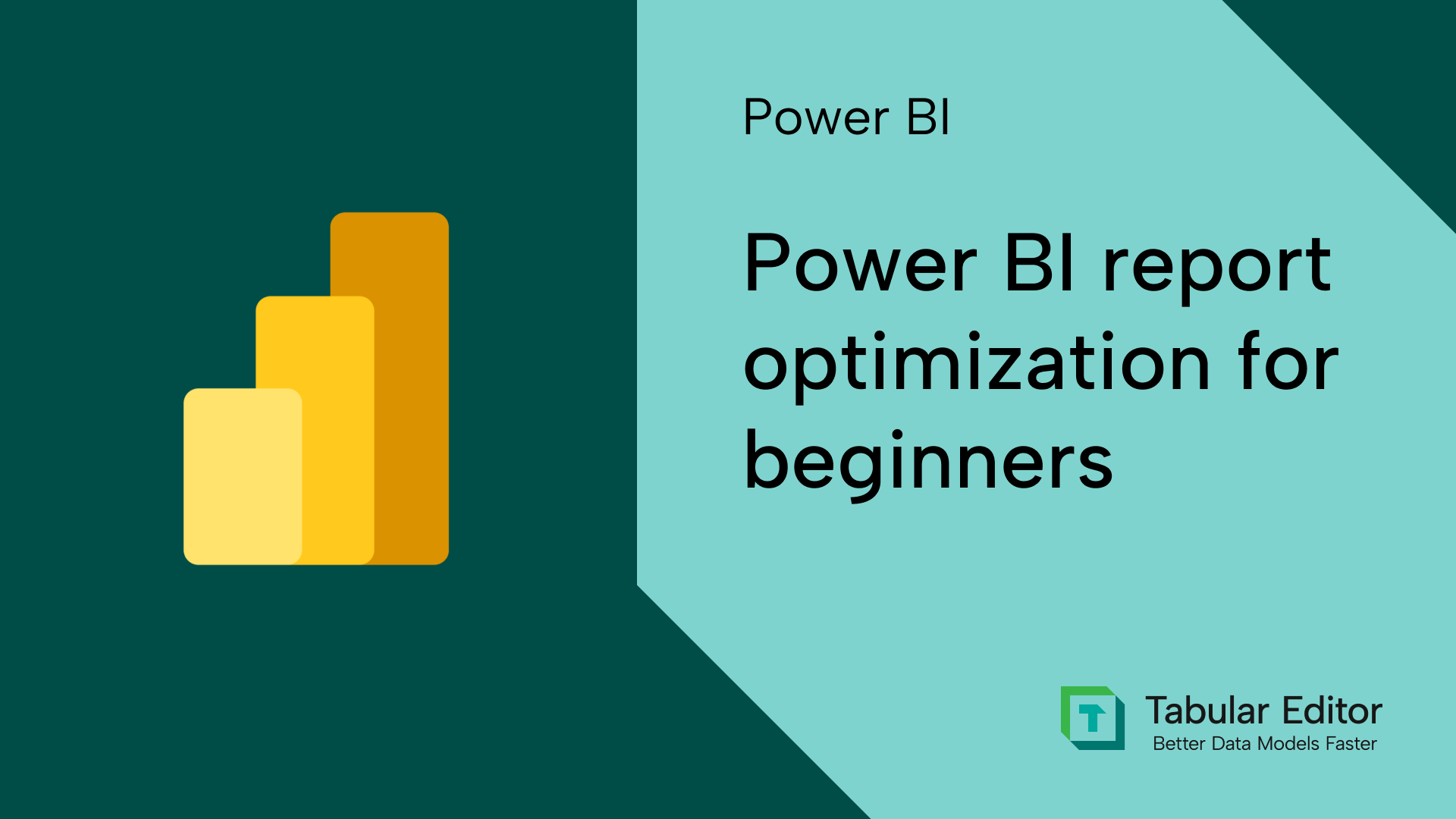Power BI report optimization for beginners