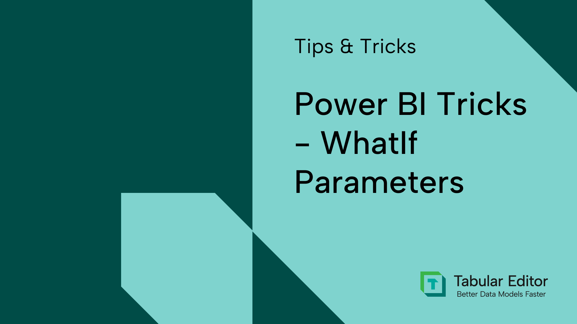 Power BI Tricks – WhatIf parameters Power BI Tricks – WhatIf parameters