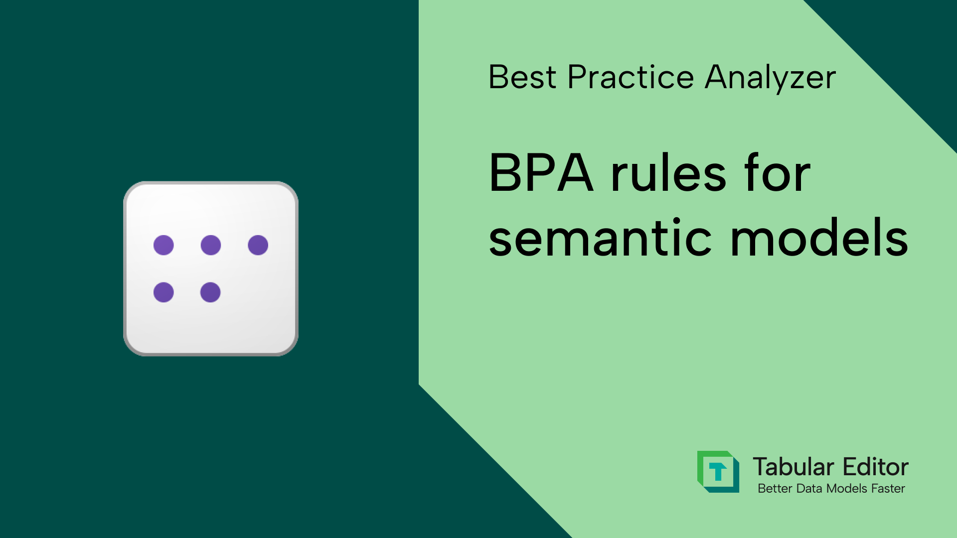Best Practice Analyzer (BPA) rules for semantic models