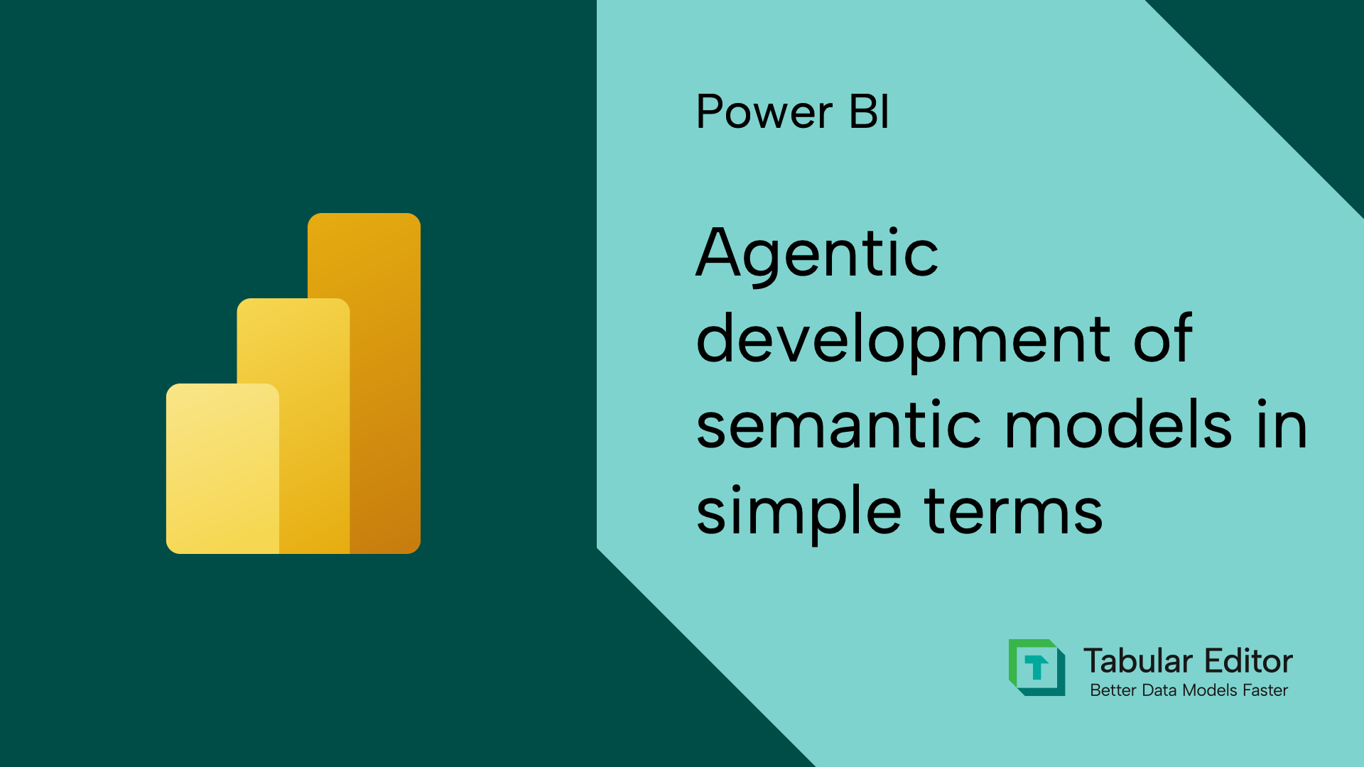 Agentic development of semantic models in simple terms